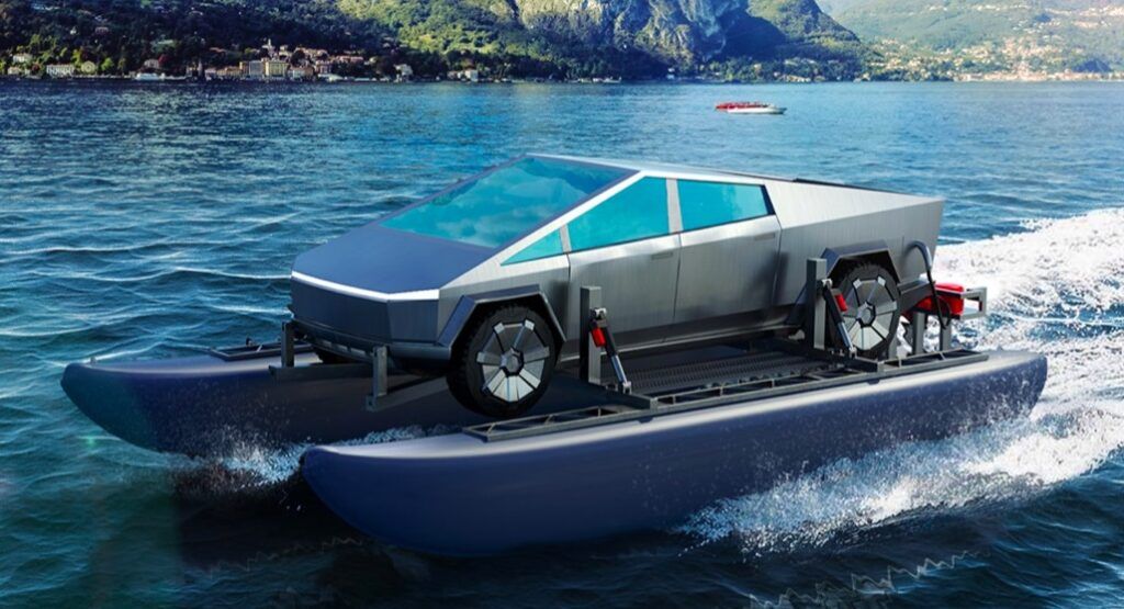 Cybercat: Ένα Tesla Cybertruck για το νερό! - Cars Electric