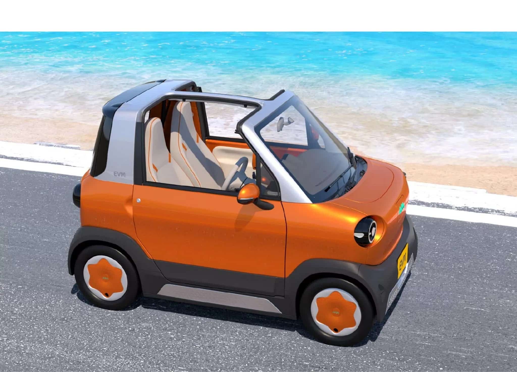Η AIM παρουσιάζει το σούπερ χρηστικό EV πόλης EVM - Cars Electric